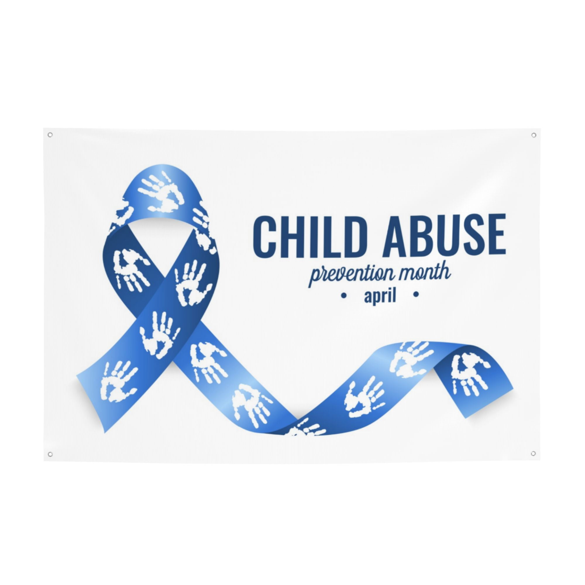 Child Abuse Prevention Awareness Month Holiday Banner 47*71 Inches Yard ...