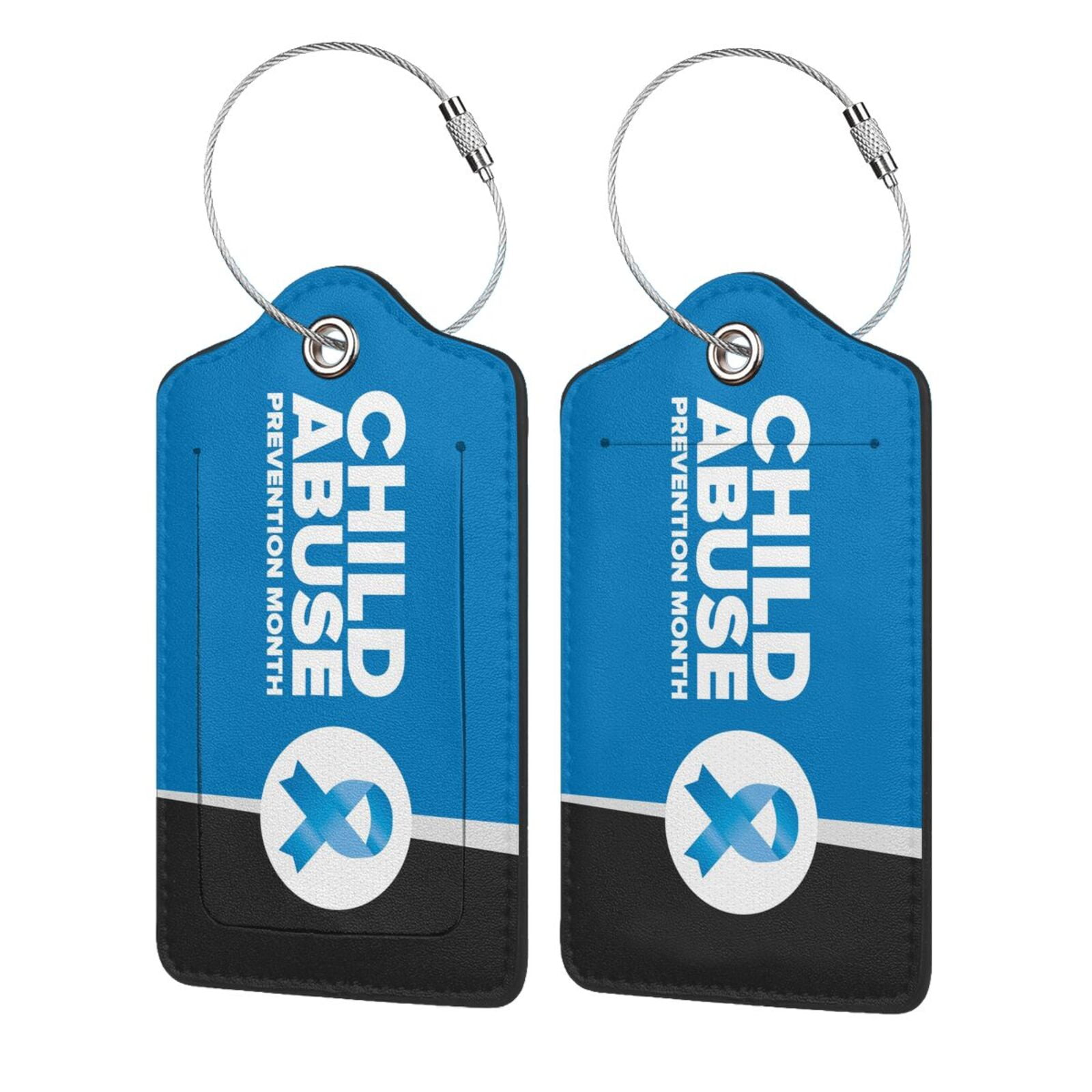 Child Abuse Prevention Awareness Month Luggage Tags for Suitcase Tags ...