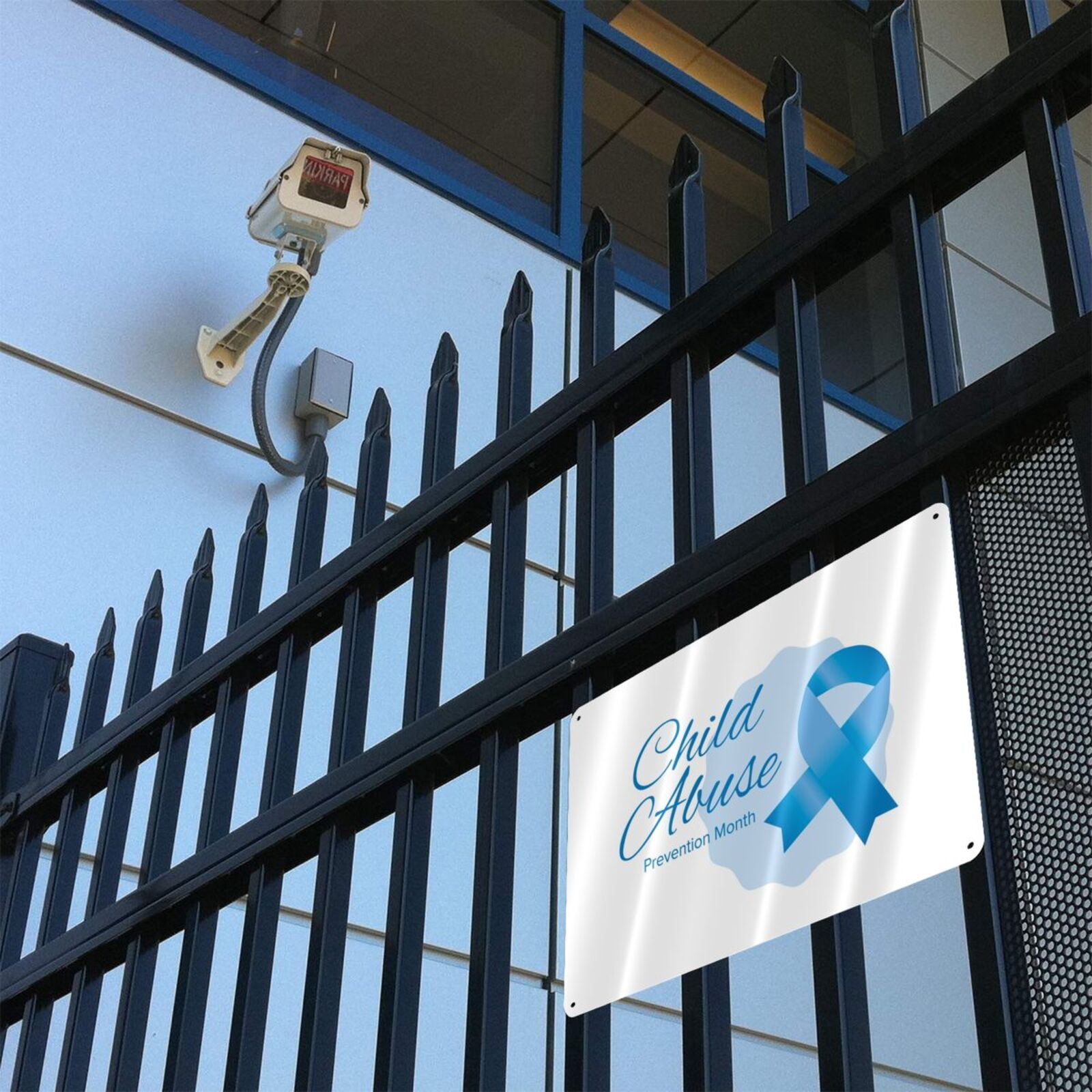 Child Abuse Prevention Awareness Month Sign 12x8in Indoor Outdoor Metal ...