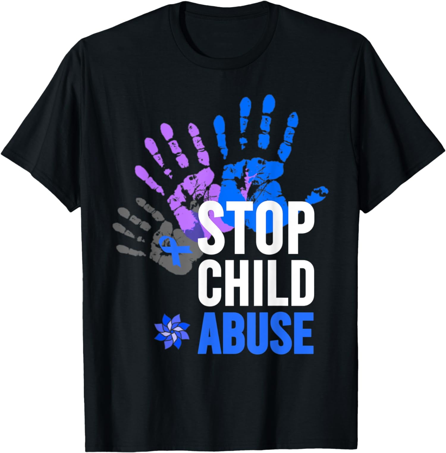 Child Abuse Shirt - Stop Child Abuse Prevention Awareness T-Shirt ...