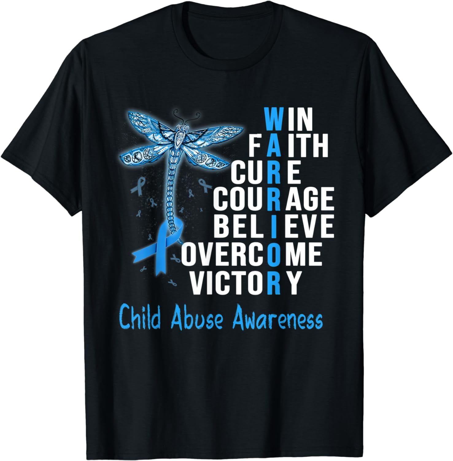 Child Abuse Warrior Child Abuse Awareness T-Shirt - Walmart.com