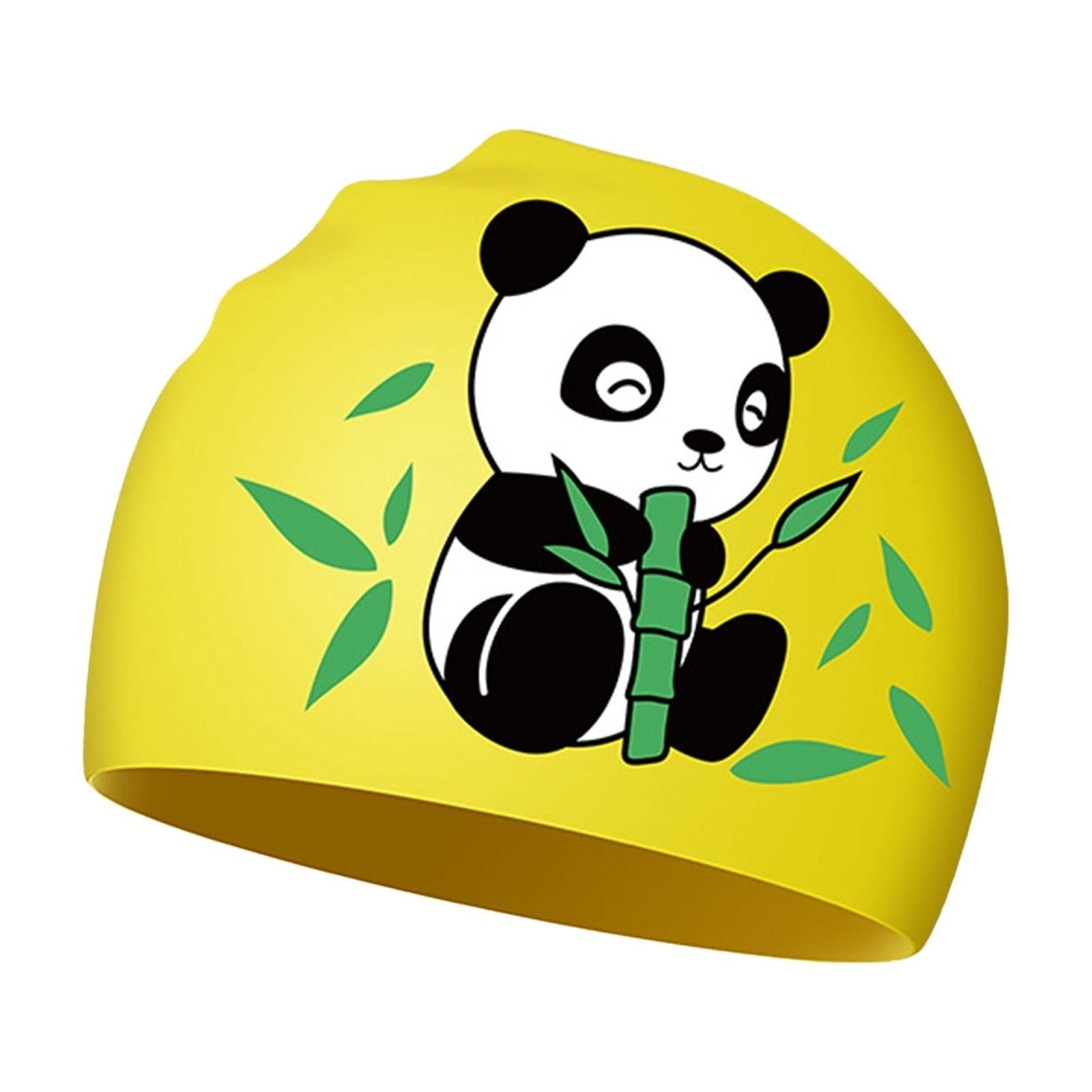 Child Boys Girls Caps Both Cute Panda Cartoon Caps Swimming Learning ...