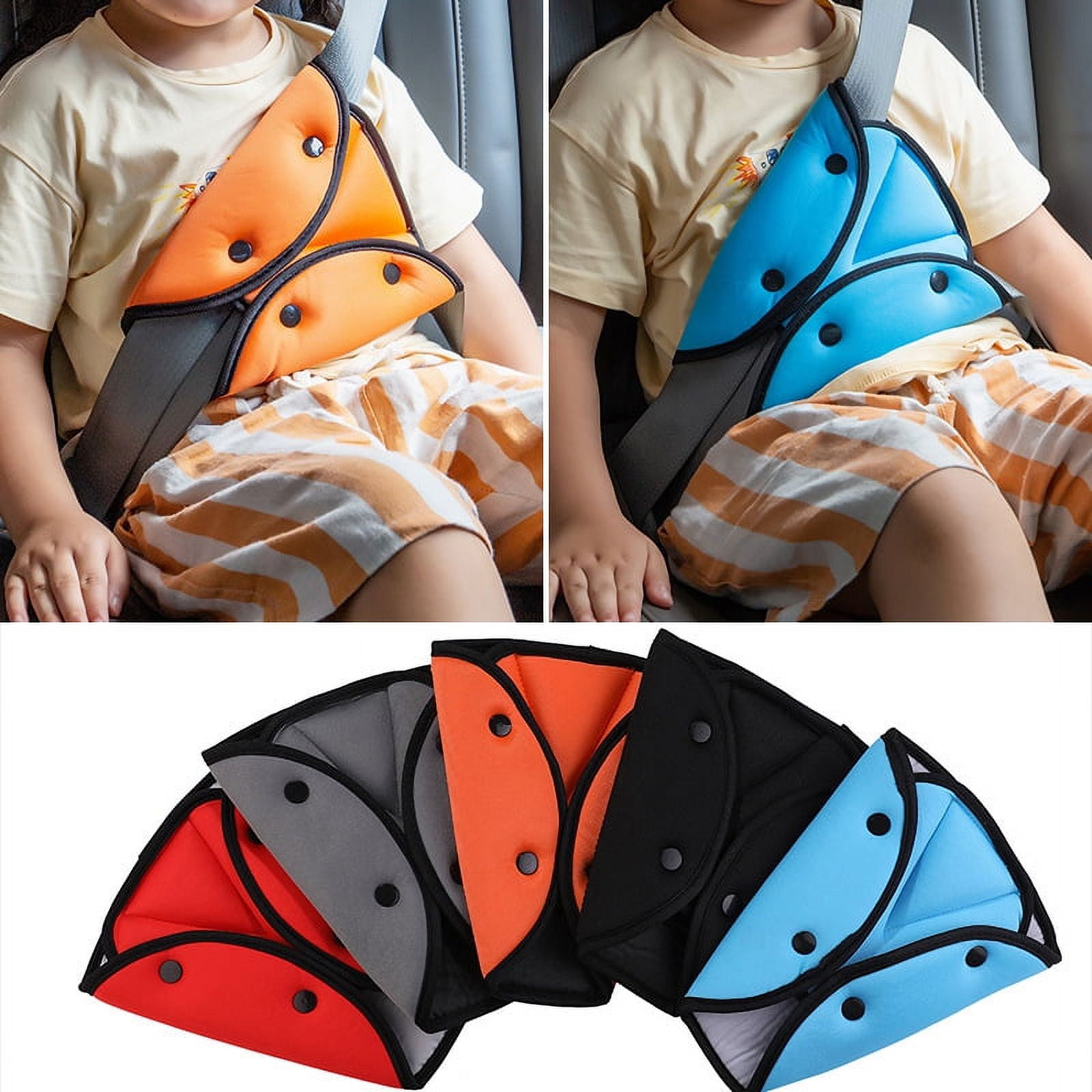 Child Car Safety Cover Harness Strap Cars Adjuster Pad Baby Kid Seat ...