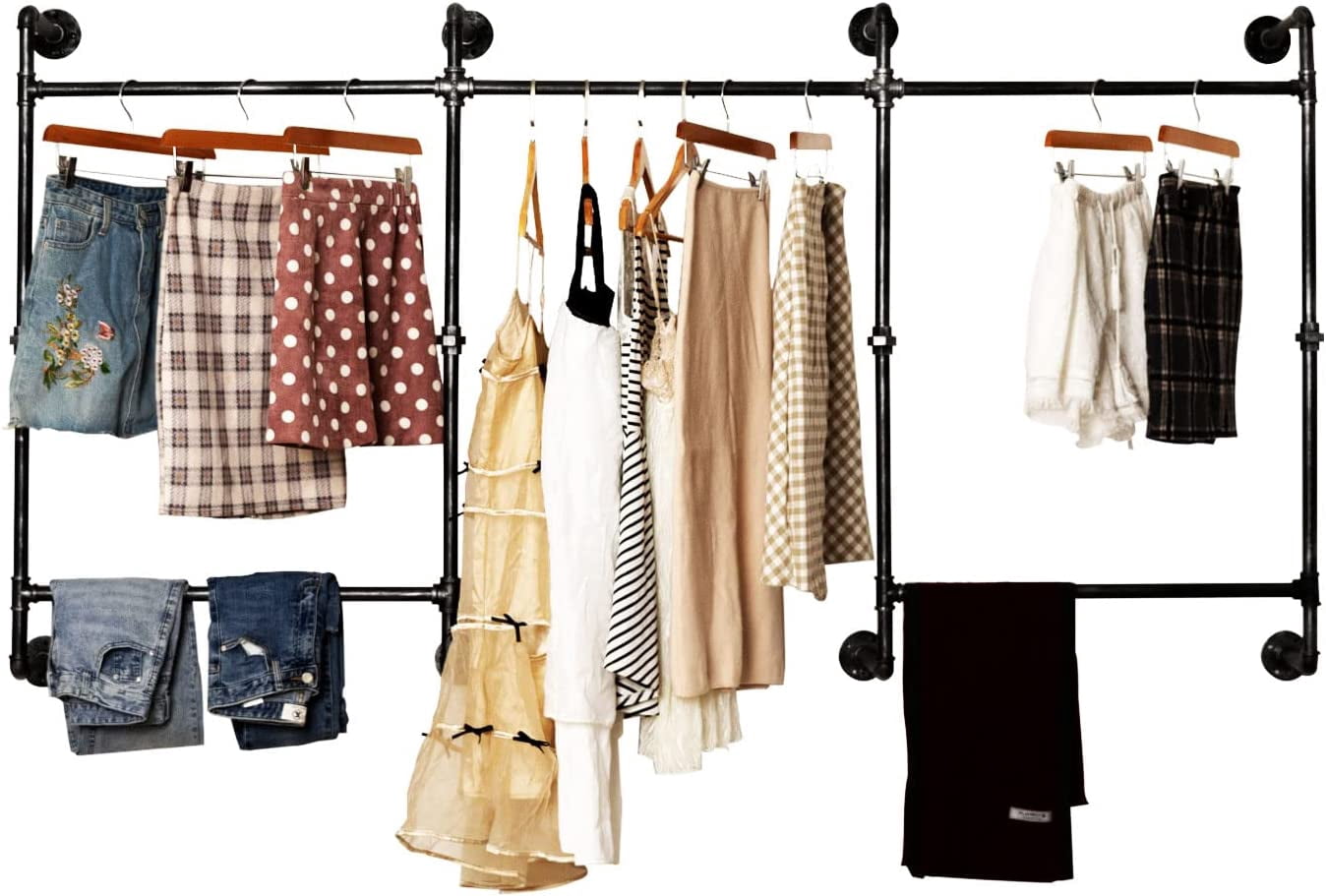 Child Clothing Rack, Kids Garment Rack Dress-up Closet, Rolling Pipe ...