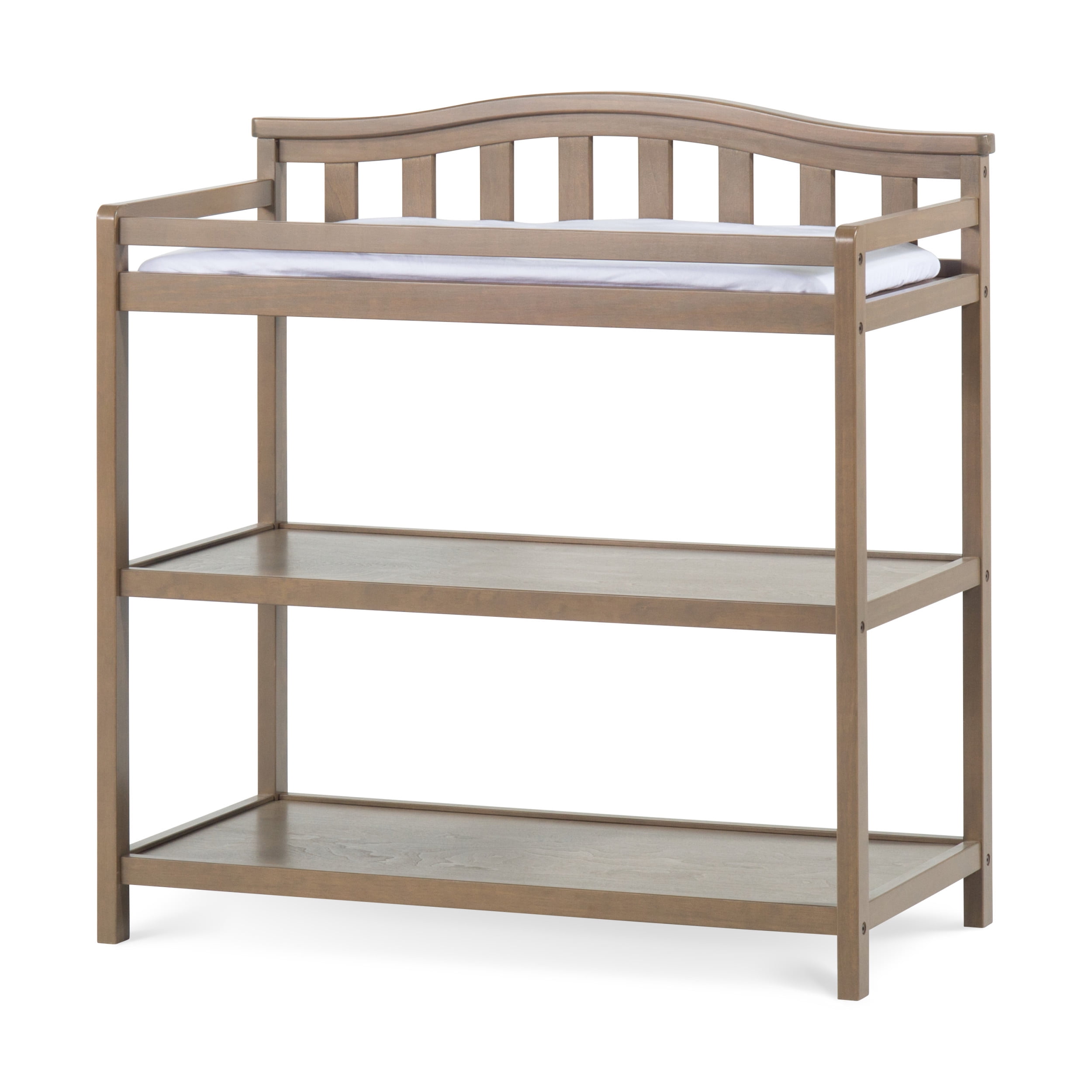 Child Craft Arch Top Infant Changing Table, Water-Resistant Pad and ...