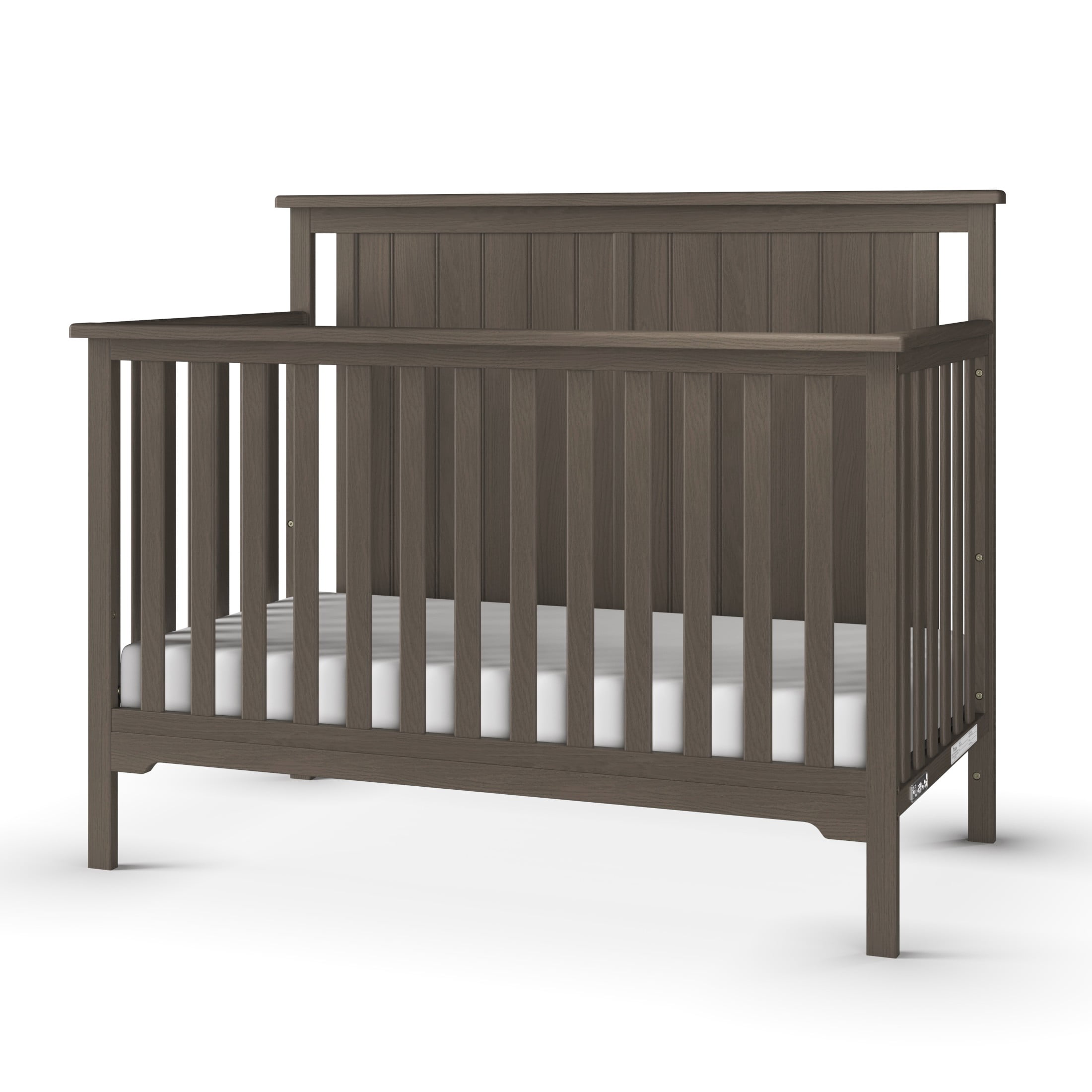 Child Craft Cottage 4-in-1 Convertible Crib, Beadboard Panel Design, 3 ...