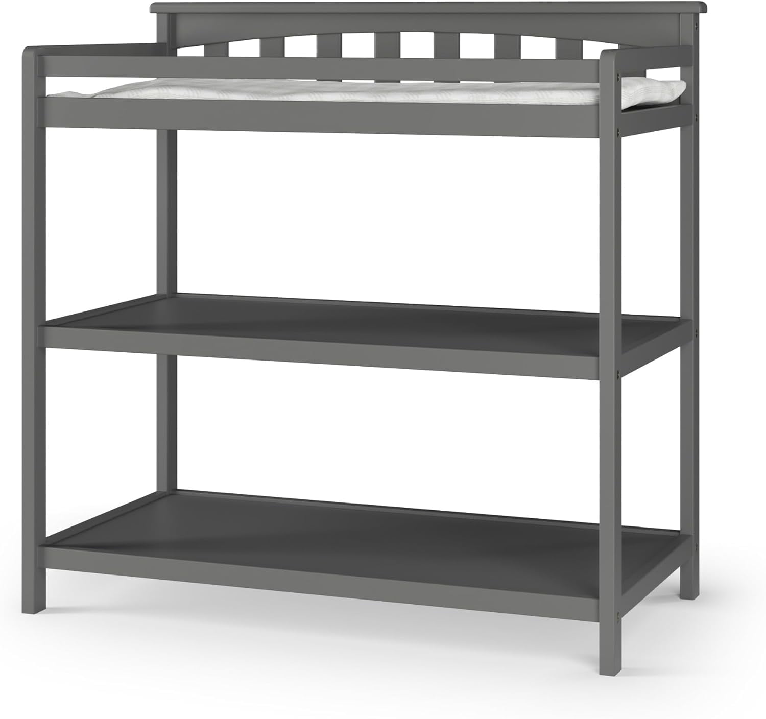 Child Craft Flat Top Infant Changing Table, Water-Resistant Pad and ...