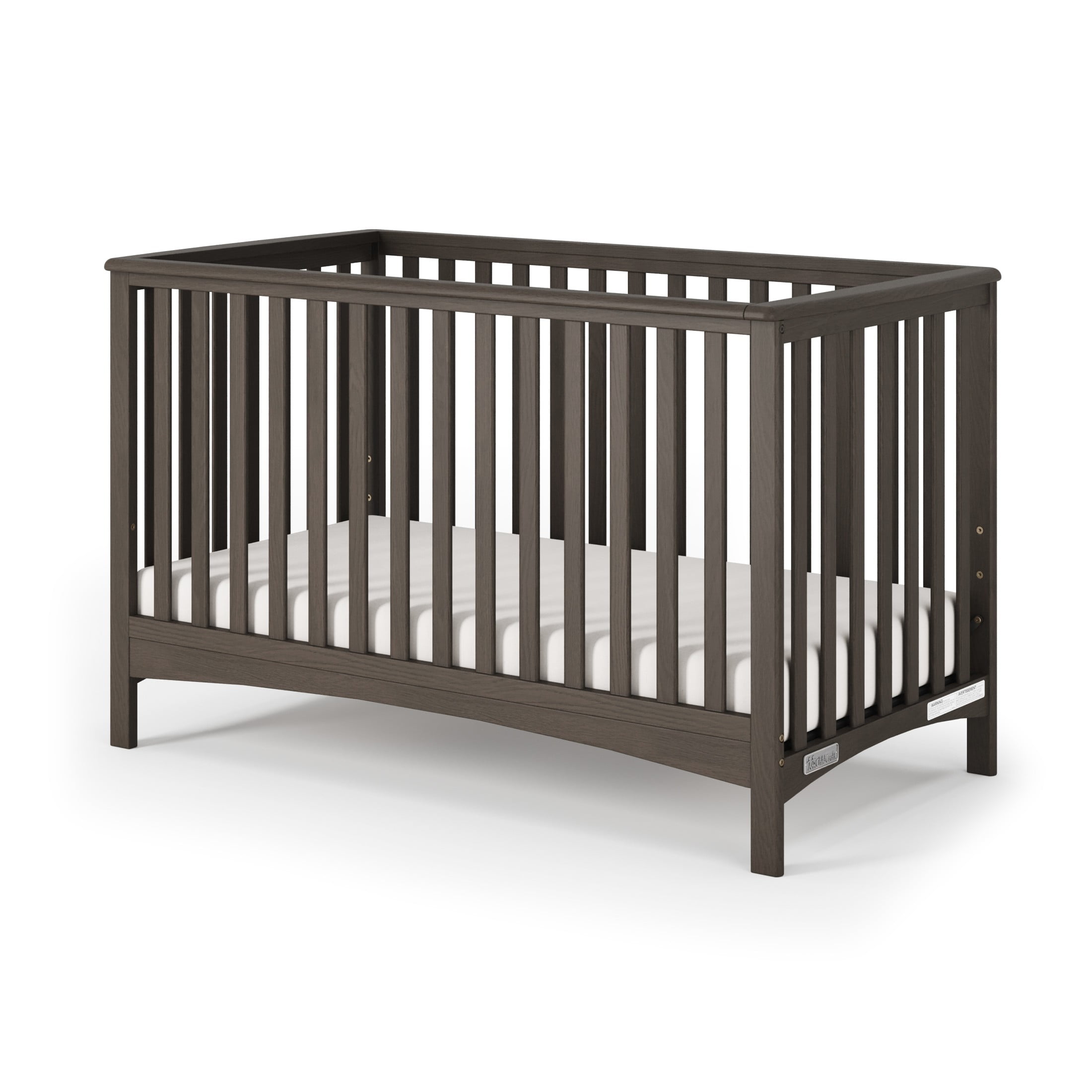 London 4-in-1 Convertible Baby Crib in Dapper Gray by Forever Eclectic ...