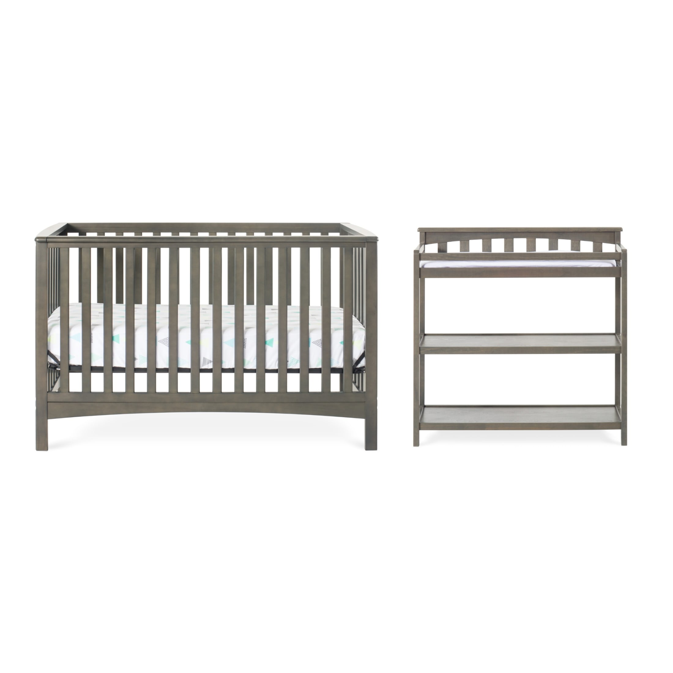 Child Craft London Crib and Changing Table Nursery Set, 2-Piece ...