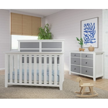 Child Craft Redmond 4-Piece Nursery Furniture Set with Convertible Crib ...