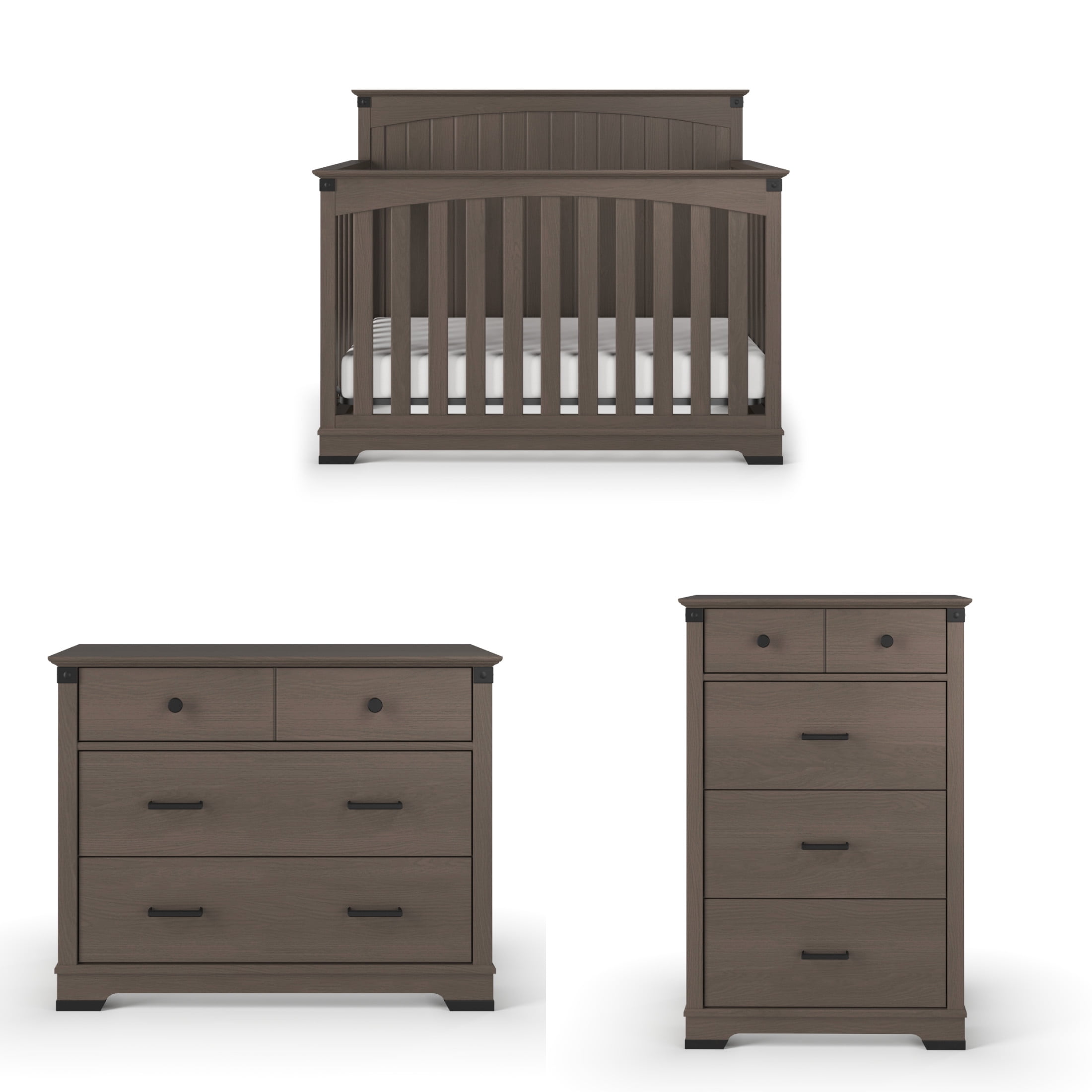 Child Craft Redmond Crib, Dresser & Chest Nursery Set, 4-in-1 ...