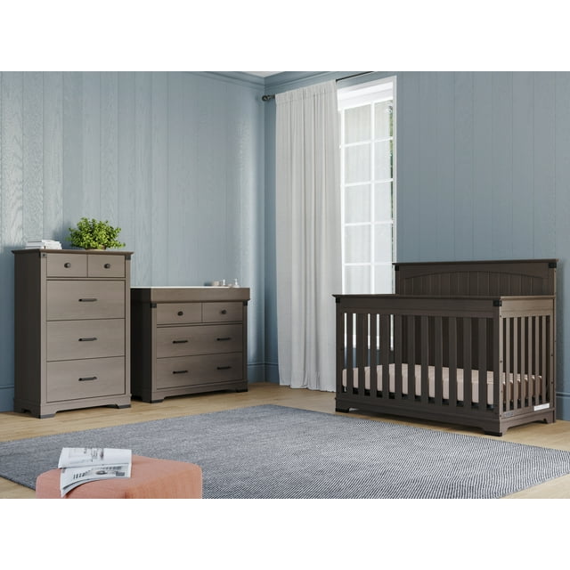Child Craft Redmond 4-Piece Nursery Furniture Set with Convertible Crib ...