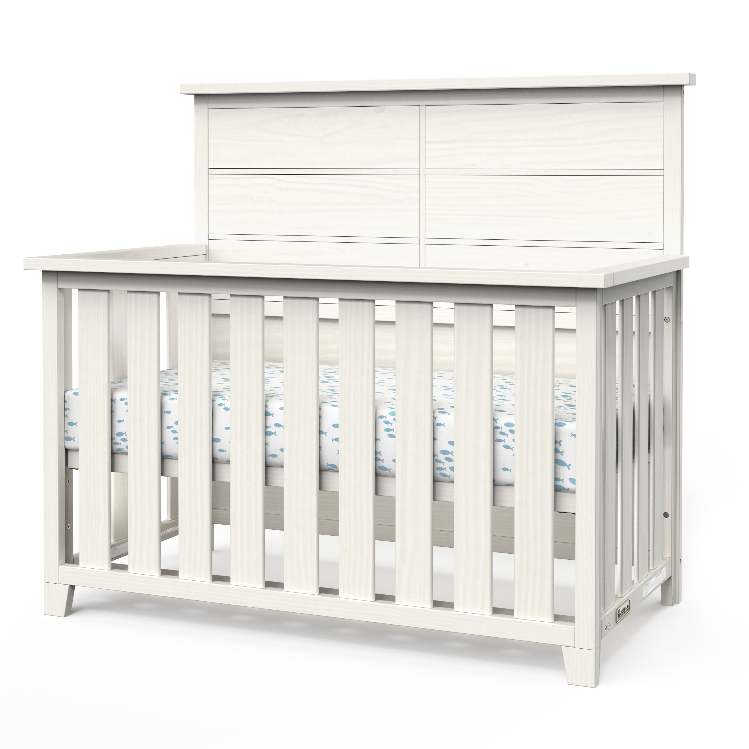 Child Craft Rockport 4-in-1 Convertible Crib, Baby Crib Converts to Day ...