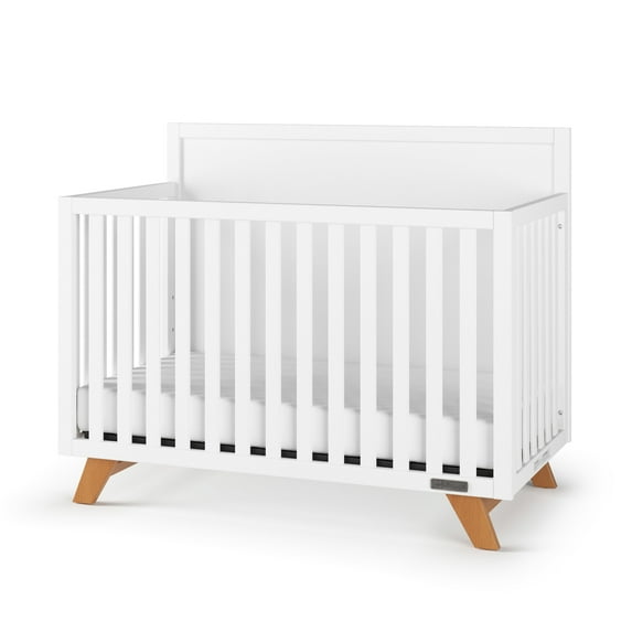 Child Craft Soho Mid-Century 4-in-1 Convertible Flat Top Crib with ...