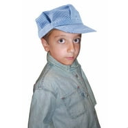 Child's Blue Engineer Train Conductor Hat - Walmart.com