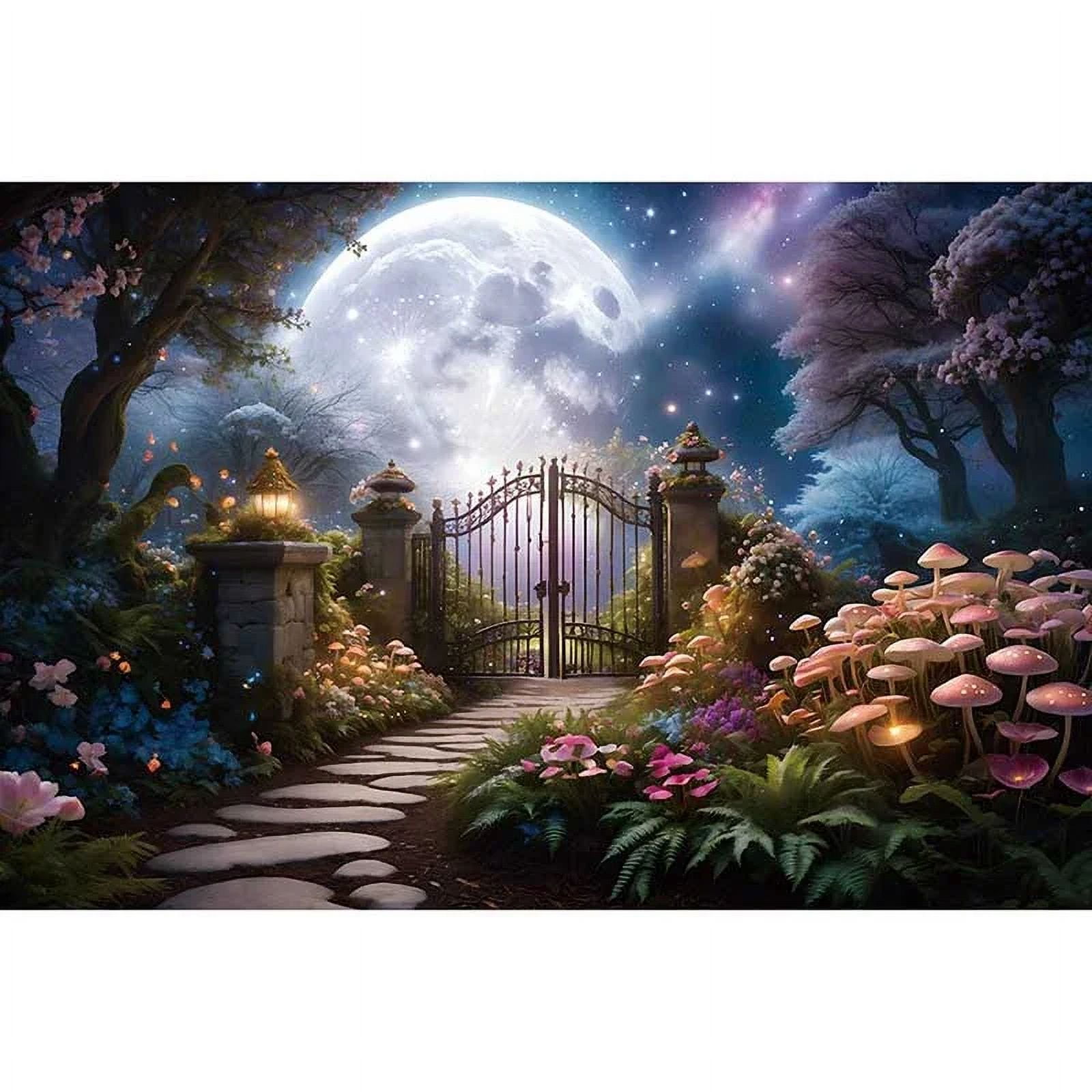 Child Enchanted Gard Party Photography Background Wonderland Fairy ...