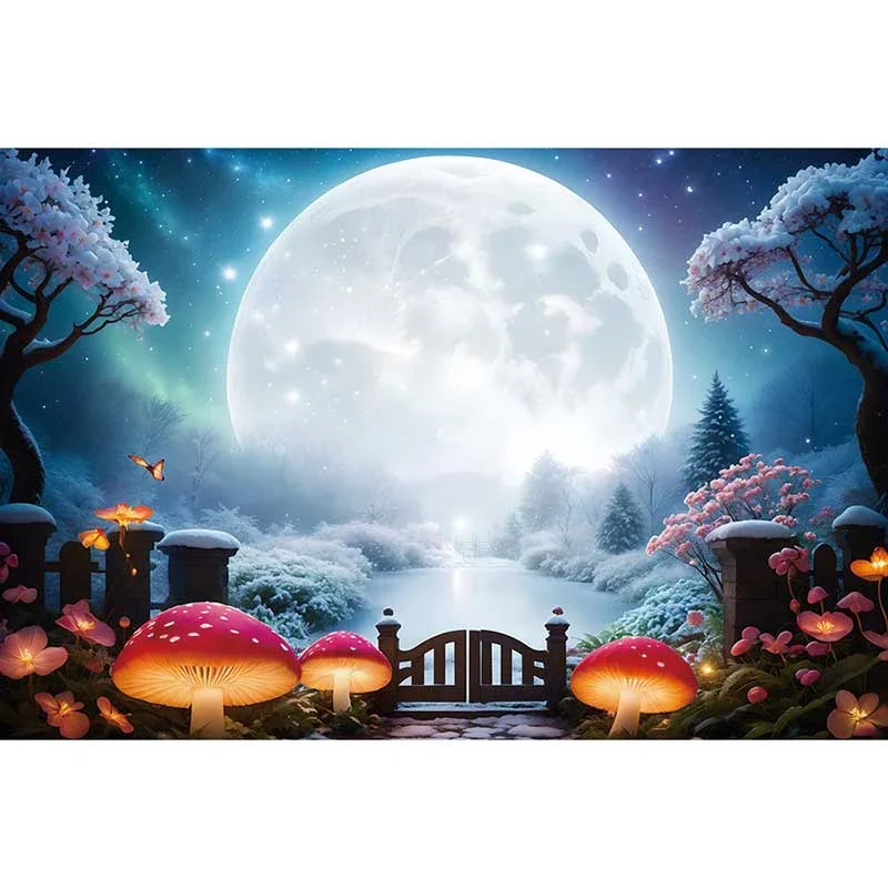 Child Enchanted Gard Party Photography Background Wonderland Fairy ...