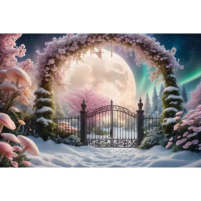 Child Enchanted Gard Party Photography Background Wonderland Fairy ...