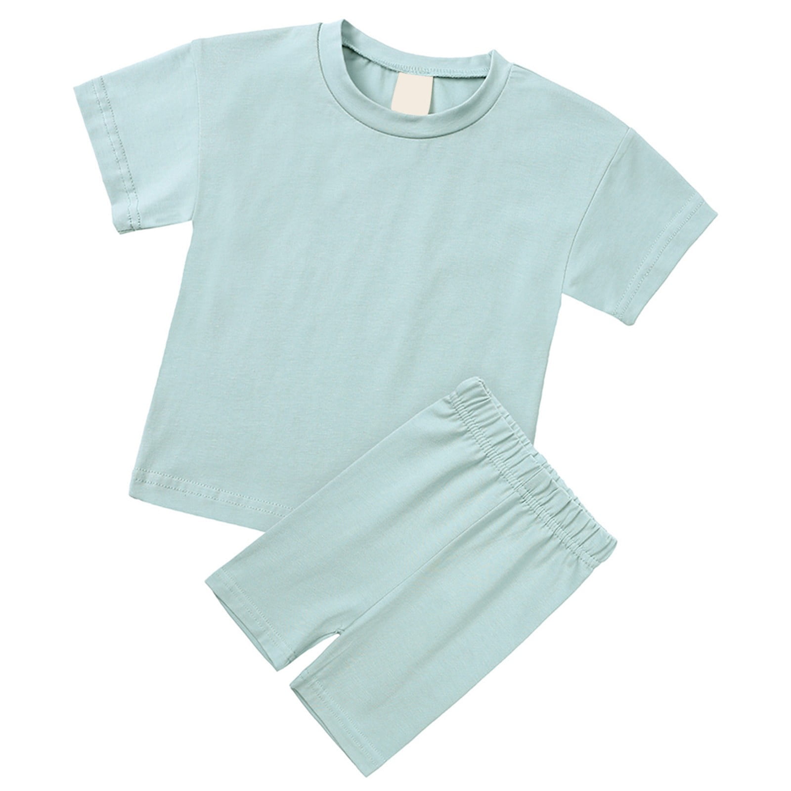 Child Girls' Tracksuit Sets Solid Ruffle Sleeve Round Neck Long Sleeve ...