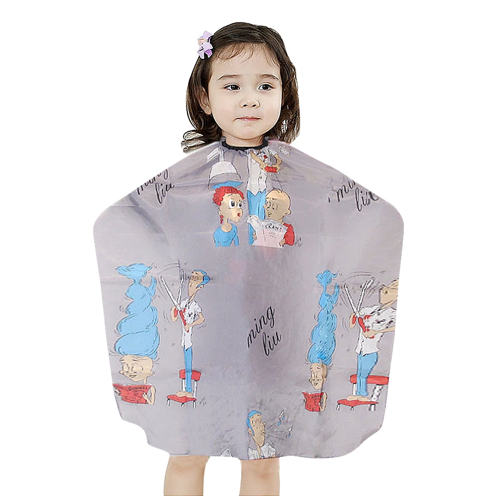 Child Hair Cutting Waterproof Cape Barber Kids Hair Styling Cape ...
