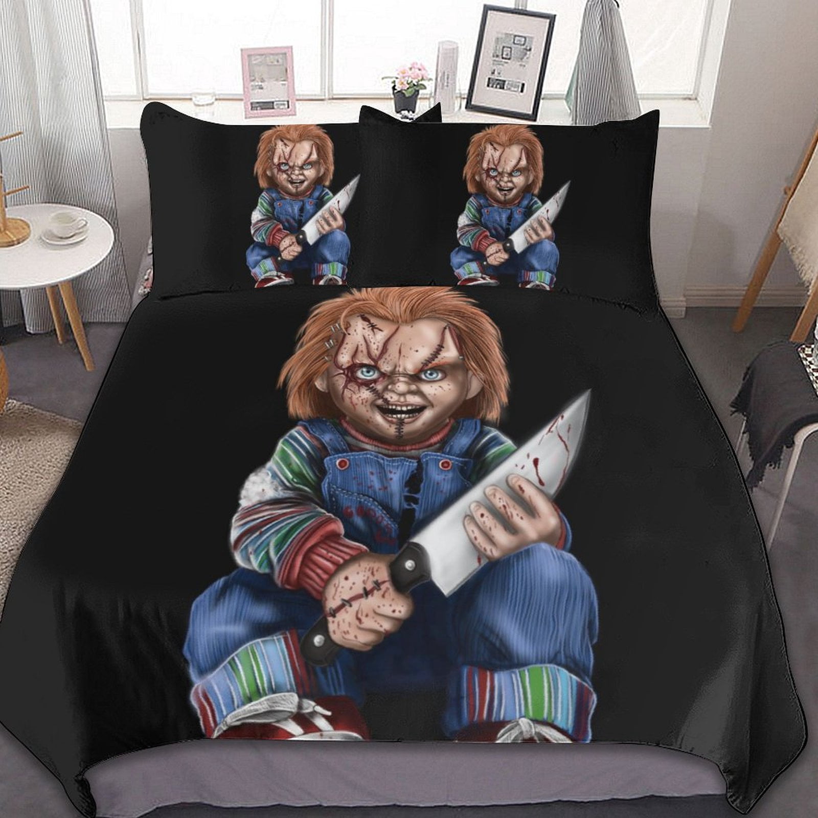 Child Horror Seed Of Chucky 3 Piece Bedding Sets Decor Comforter Sets ...