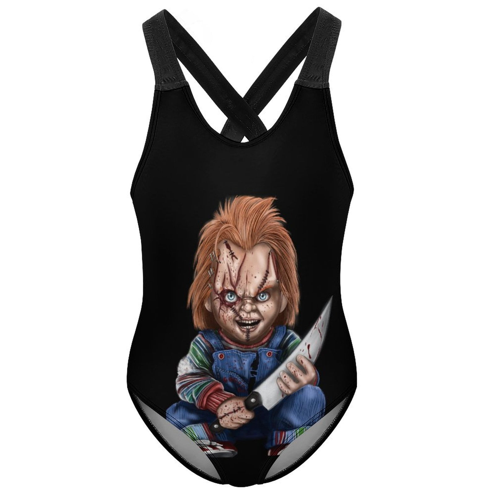 Child Horror Seed Of Chucky Girl's One-piece Swimsuit Summer Children's ...