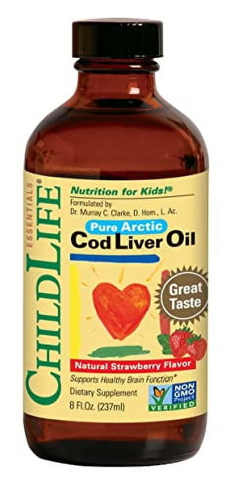 Child Life Cod Liver Oil, Glass Bottle, 8-Ounce - Walmart.com