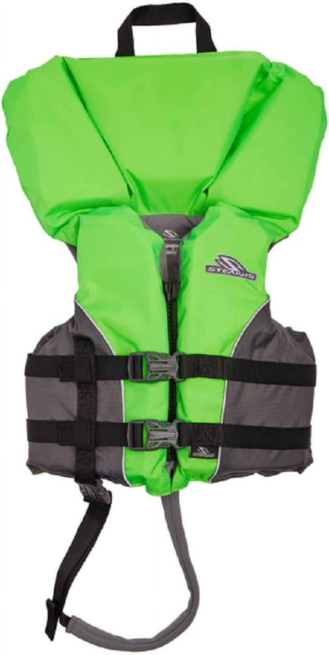 Child Life Jacket with Heads-Up Flotation, USCG Approved Type II Life Vest for Pool, Beach, Lake ...