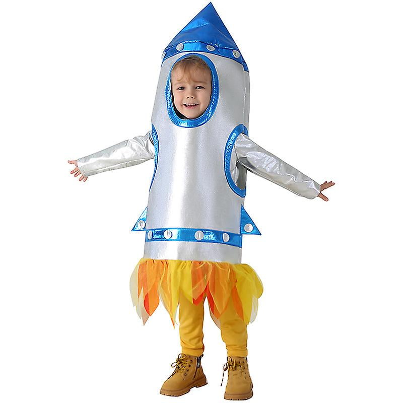 Child Light Up Space Rocket Ship Halloween Cosplay Kids 3d Rocket ...