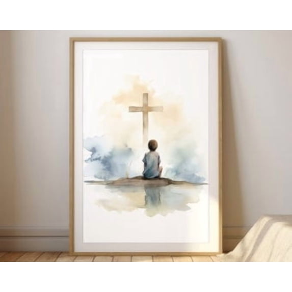 Child Lord Minimalist Christian Faith Poster, Poster Home Decor, Poster ...