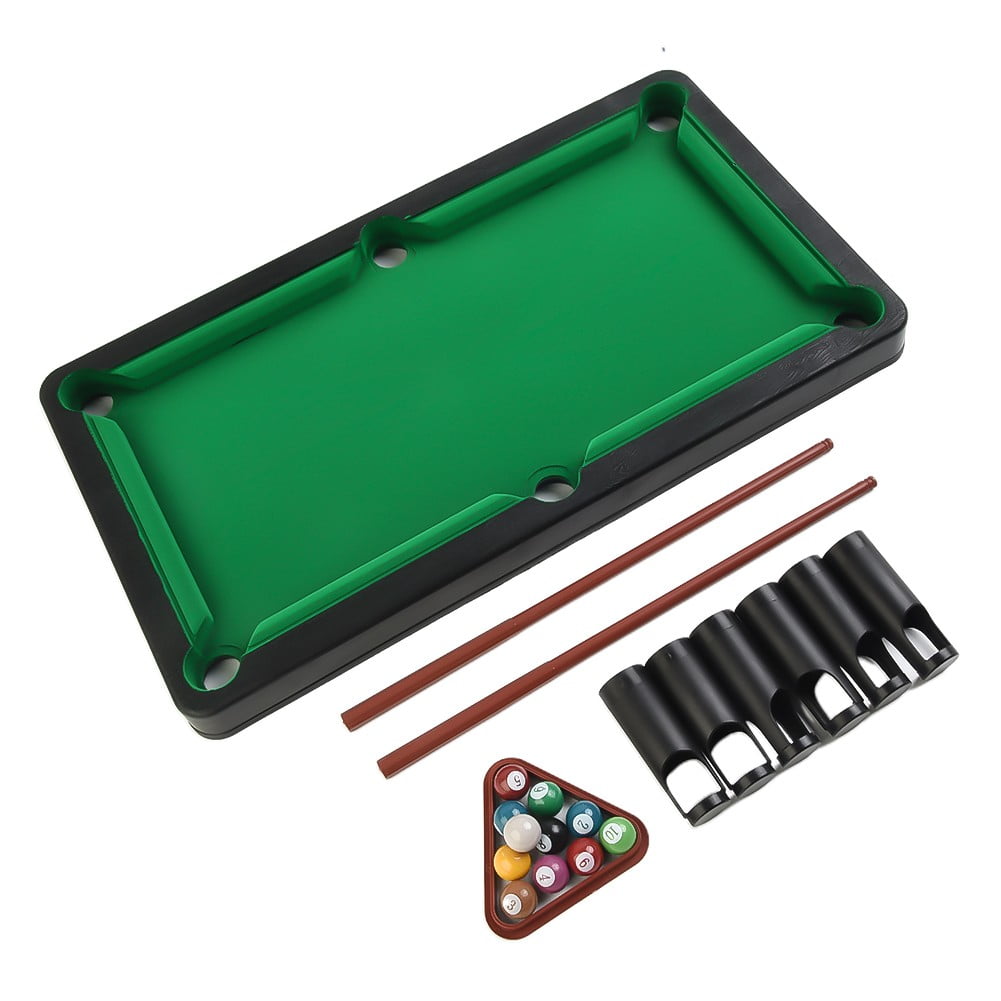 Child Mini Pool Table Playset Top Game Table Cue Ball Tripod For Kids ...