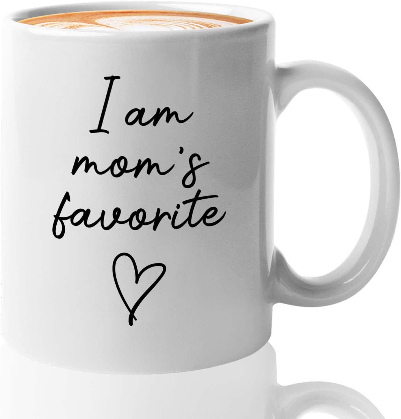 Child Mug White 11oz - I'm Mom's Favorite - Family Daughter Son ...