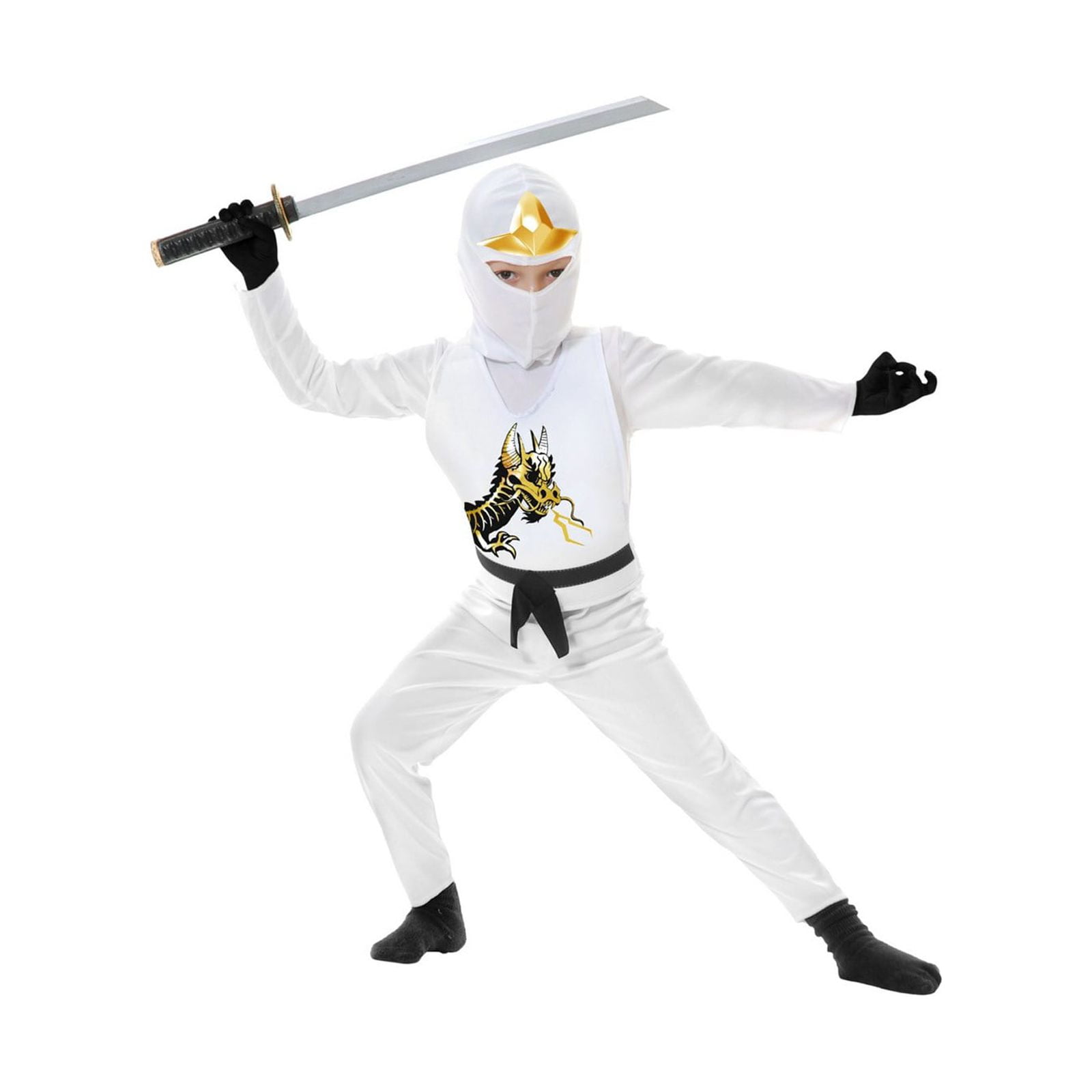 Child Ninja Avengers Series II White Costume - Walmart.com