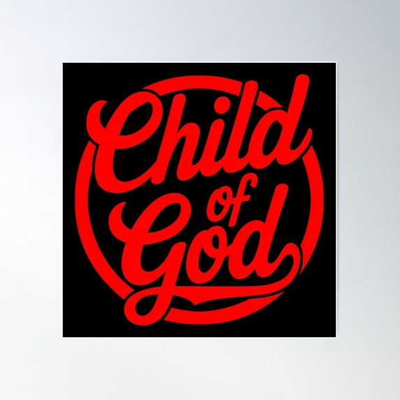 Child Of God Poster Wall Art, Modern Wall Decor For Living Room Bedroom ...