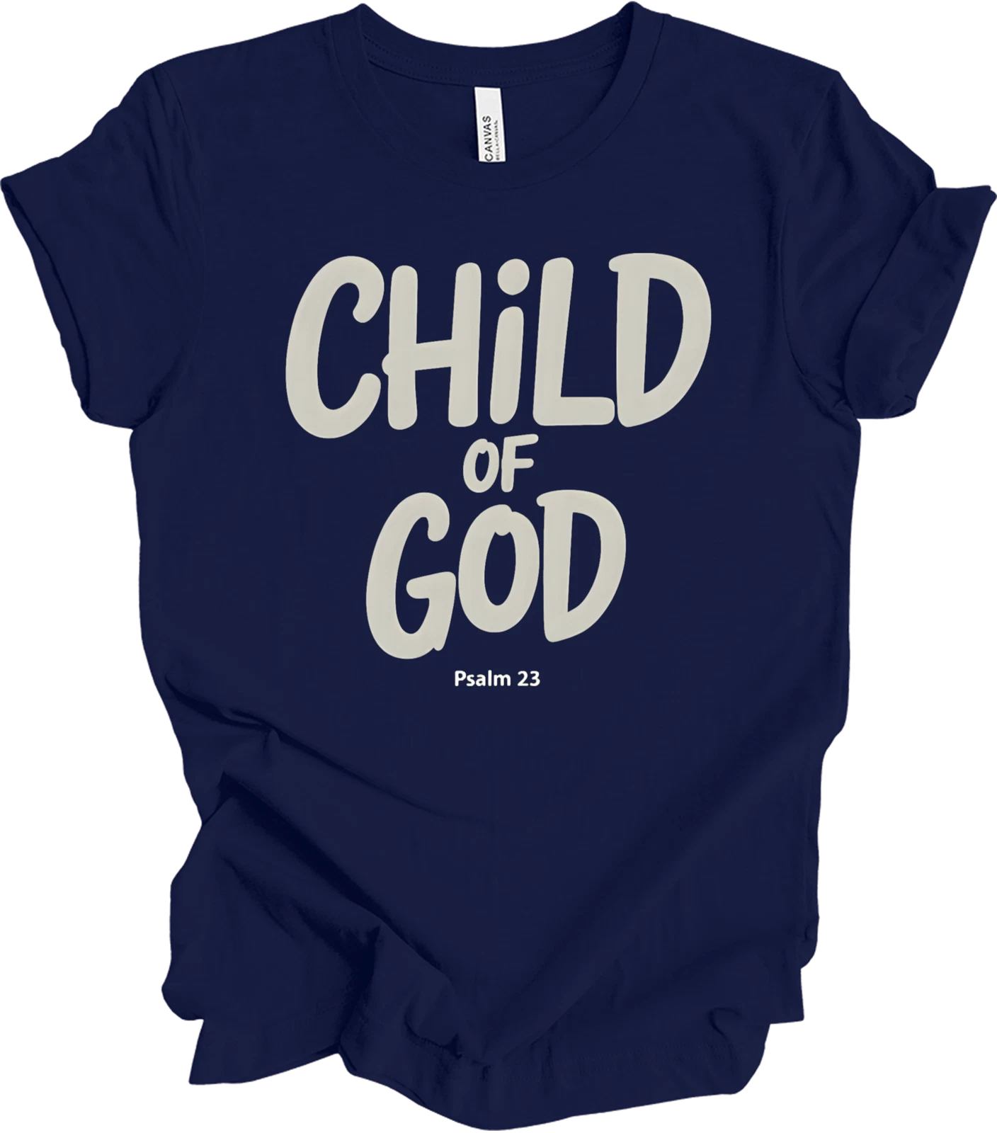 Child Of God Psalm 23 Graphic Design | Faith-Inspired Spiritual Decor T ...