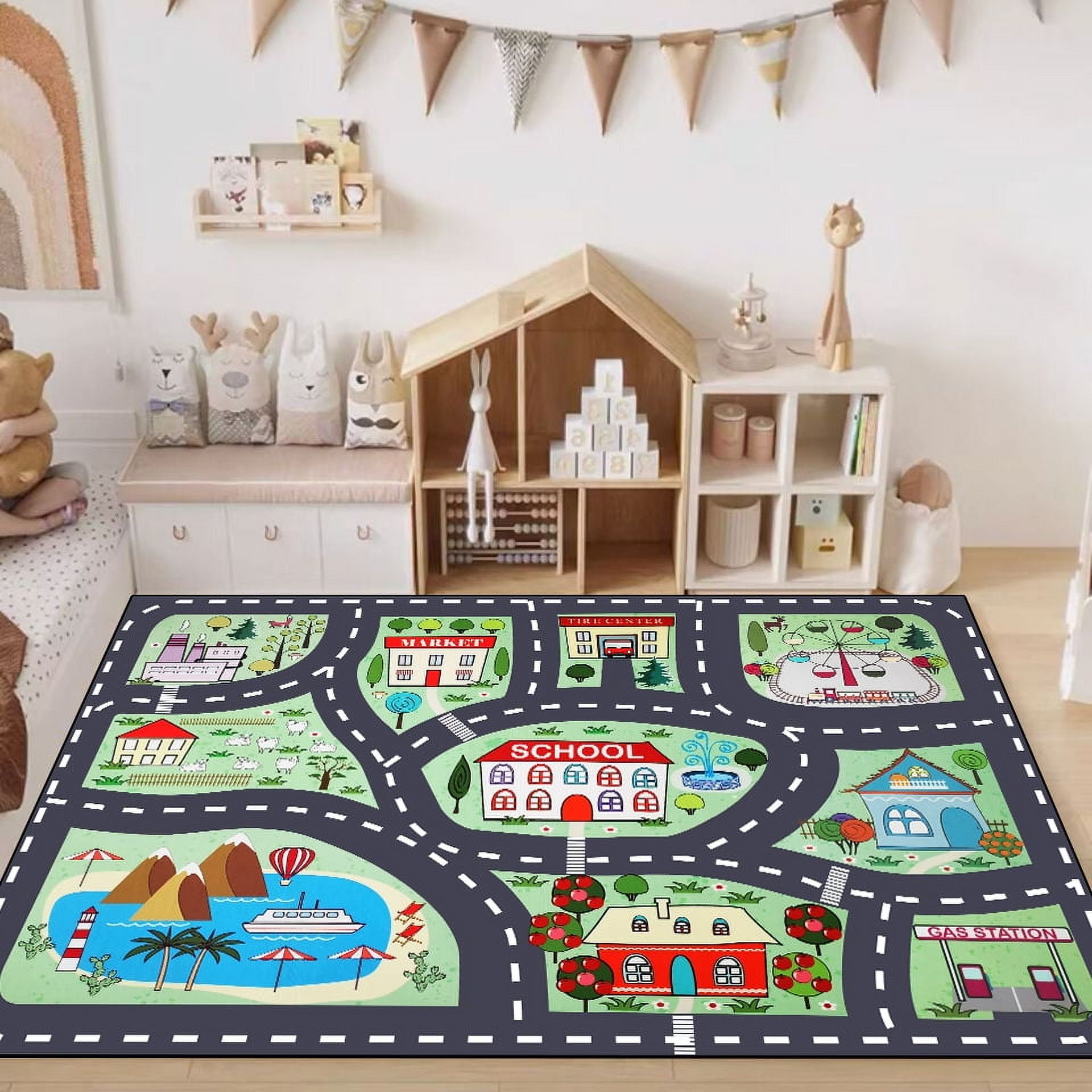 Child Play Games Soft Rugs Children Bedroom Bedside Carpets Modern Home ...