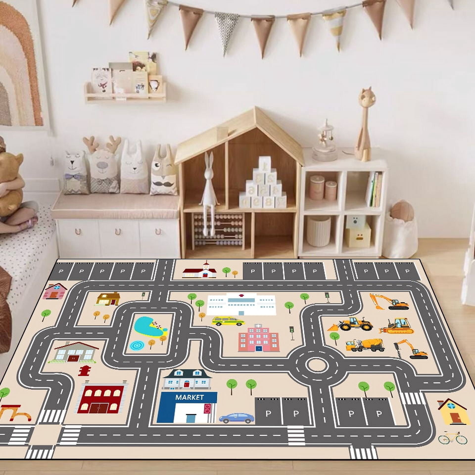 Child Play Games Soft Rugs Children Bedroom Bedside Carpets Modern Home ...