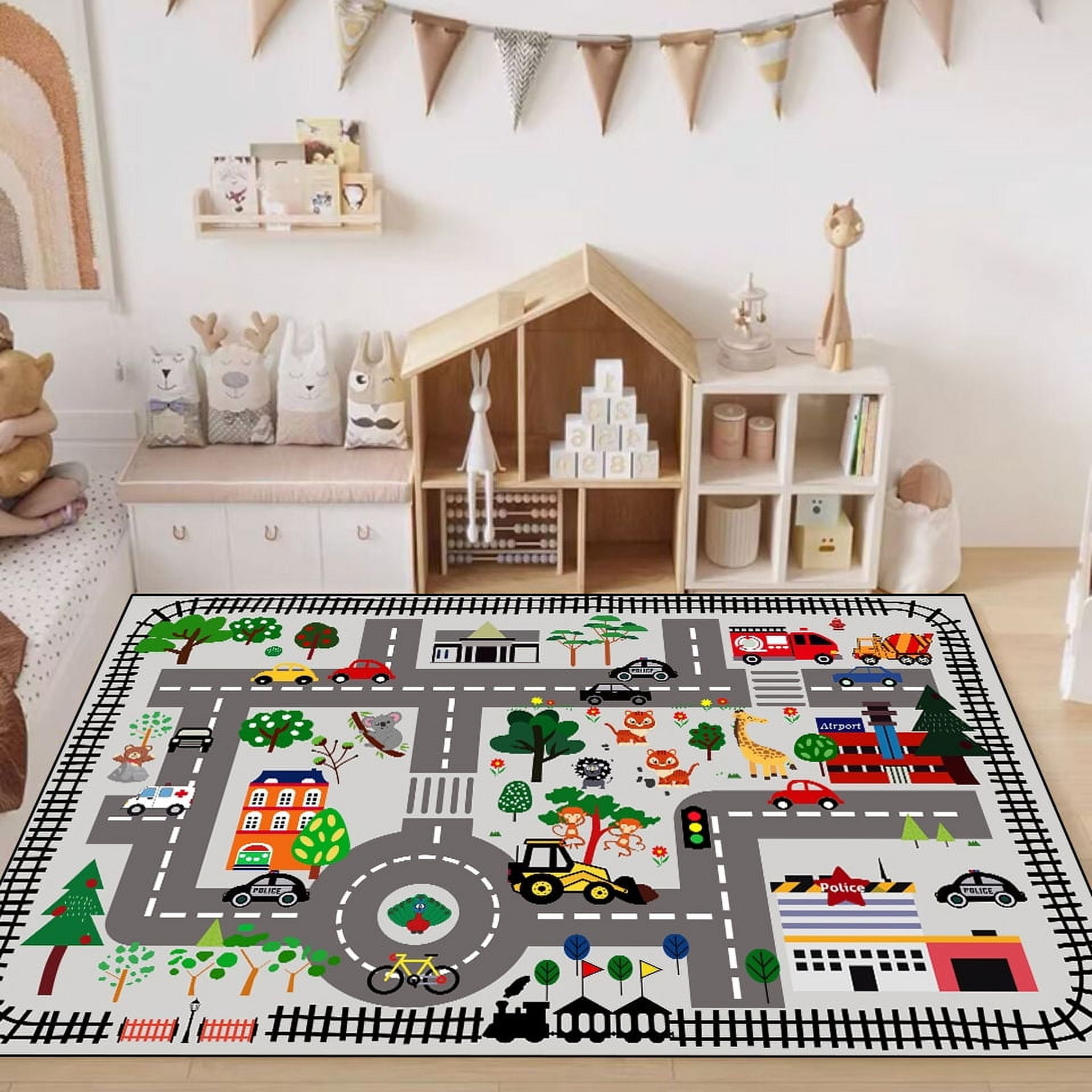Child Play Games Soft Rugs Children Bedroom Bedside Carpets Modern Home ...