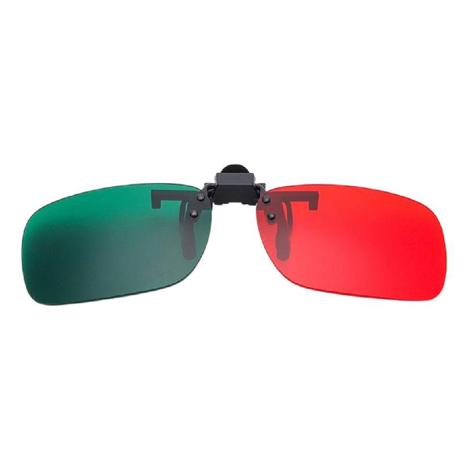 Child Practical Green Clip on Eyeglass Lenses for Color Blindness ...
