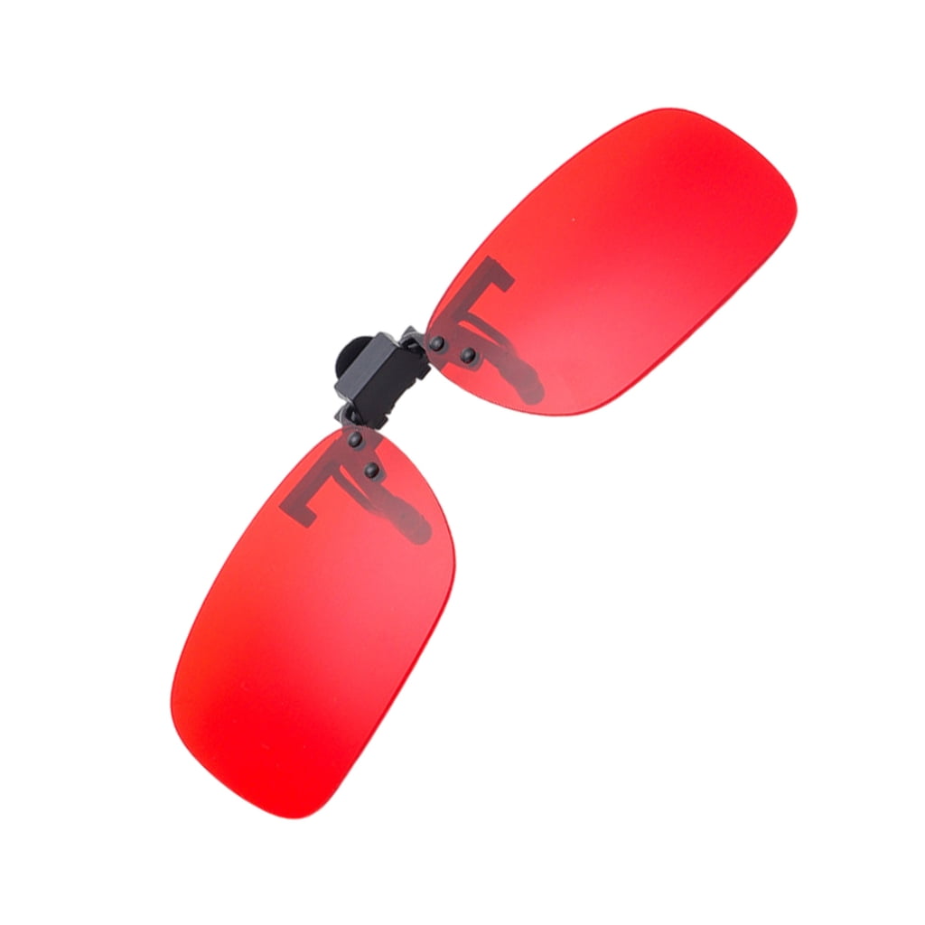 Child Practical Green Clip on Eyeglass Lenses for Color Blindness ...