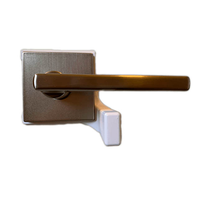 Child Proof Door Lever Lock - No Adhesives -Pet Proof Door Lever Lock - White SQ Right - Walmart.com