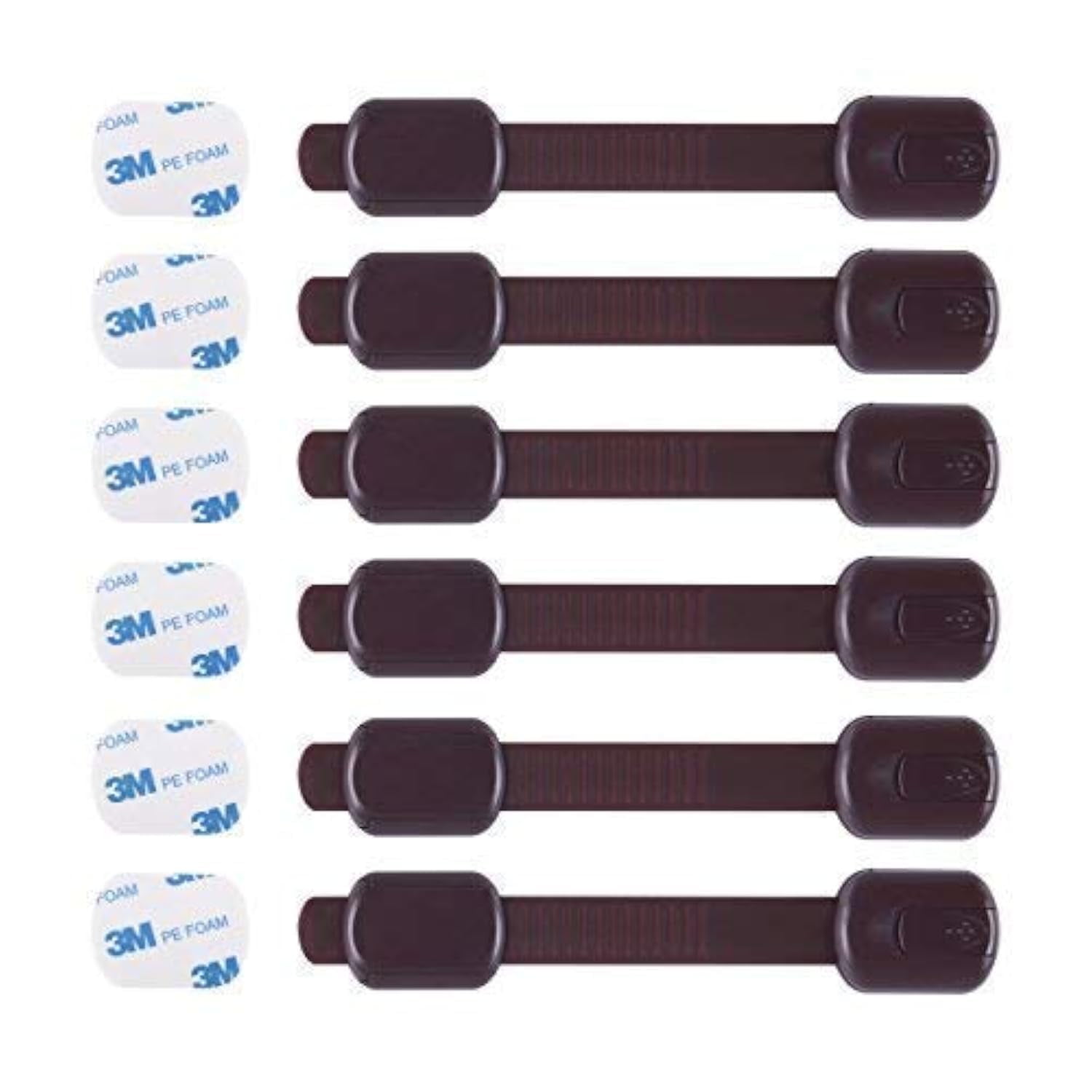 Child Proof Safety Locks - Baby Proofing Cabinet Lock with 6 Extra 3M ...