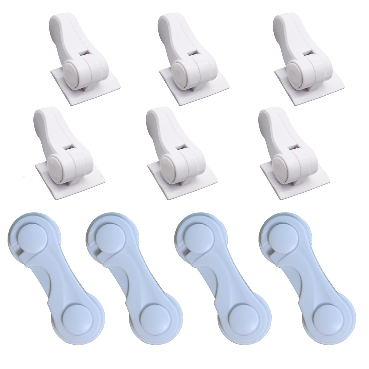 Child Proofing Cabinet Locks 4 Pack & Lever Door Handle Locks 6 Pack ...