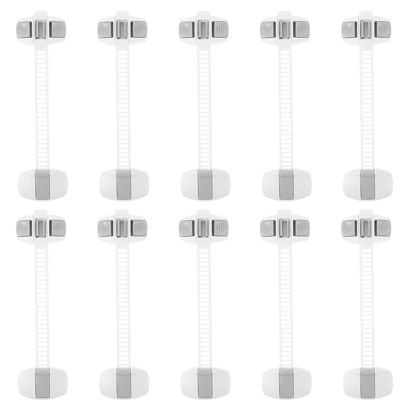 Child Proofing Safety Strap Locks - 10pcs Adjustable Latches - Walmart.com