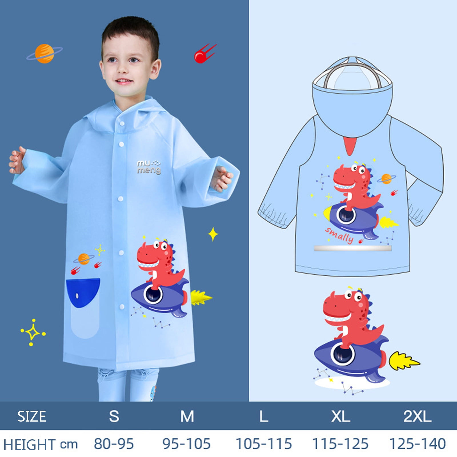 Child Raincoat Girl New Children's Raincoat Boys And Girls Students Children Baby Poncho ...