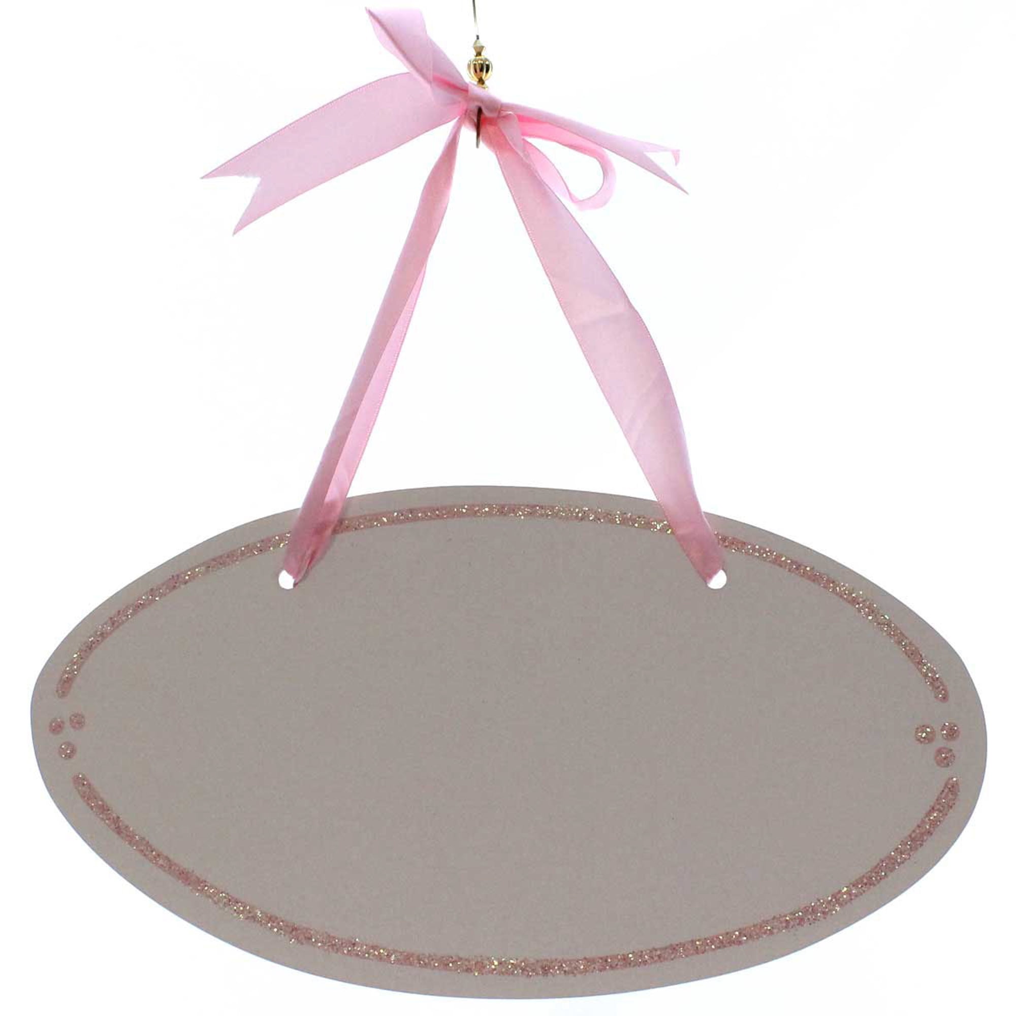 Child Related Pink Trimmed Room Plaque Wood Name Ws567 - Walmart.com