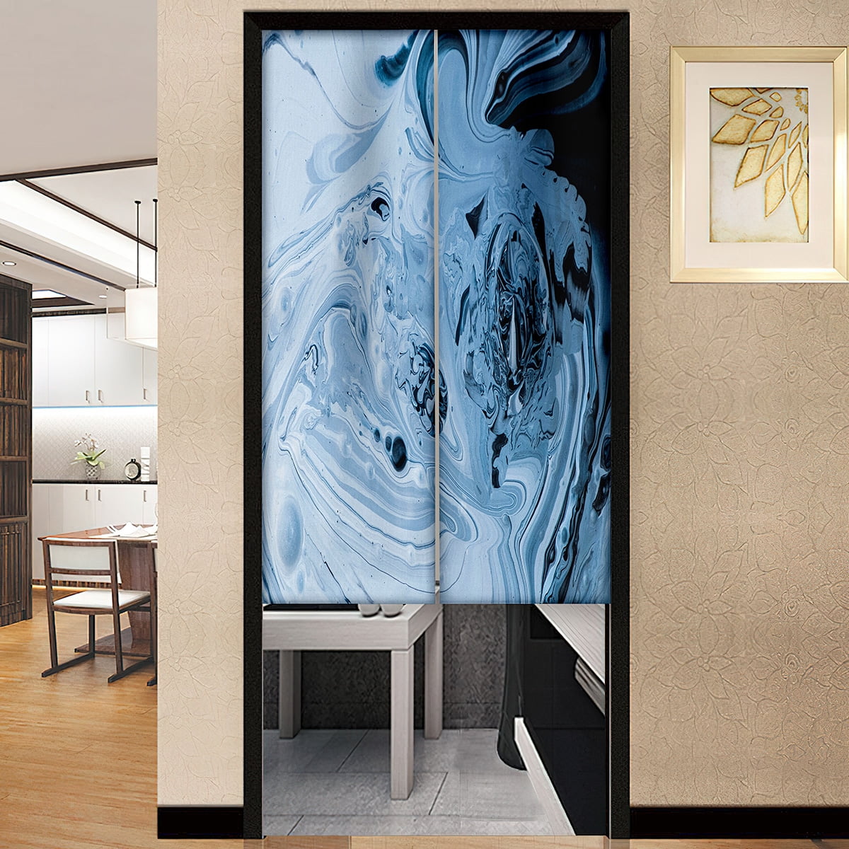 Child River Fantasy Art Print Door Curtain Chinese Panel Japanese Style ...