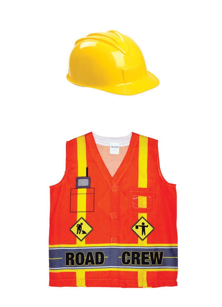Child Road Crew Costume 2 Piece Bundle - Walmart.com