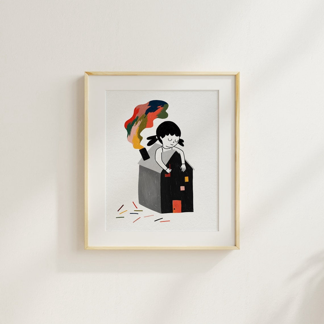 Child'S Creative Home - Montessori Art, Creativity Print, Handmade ...