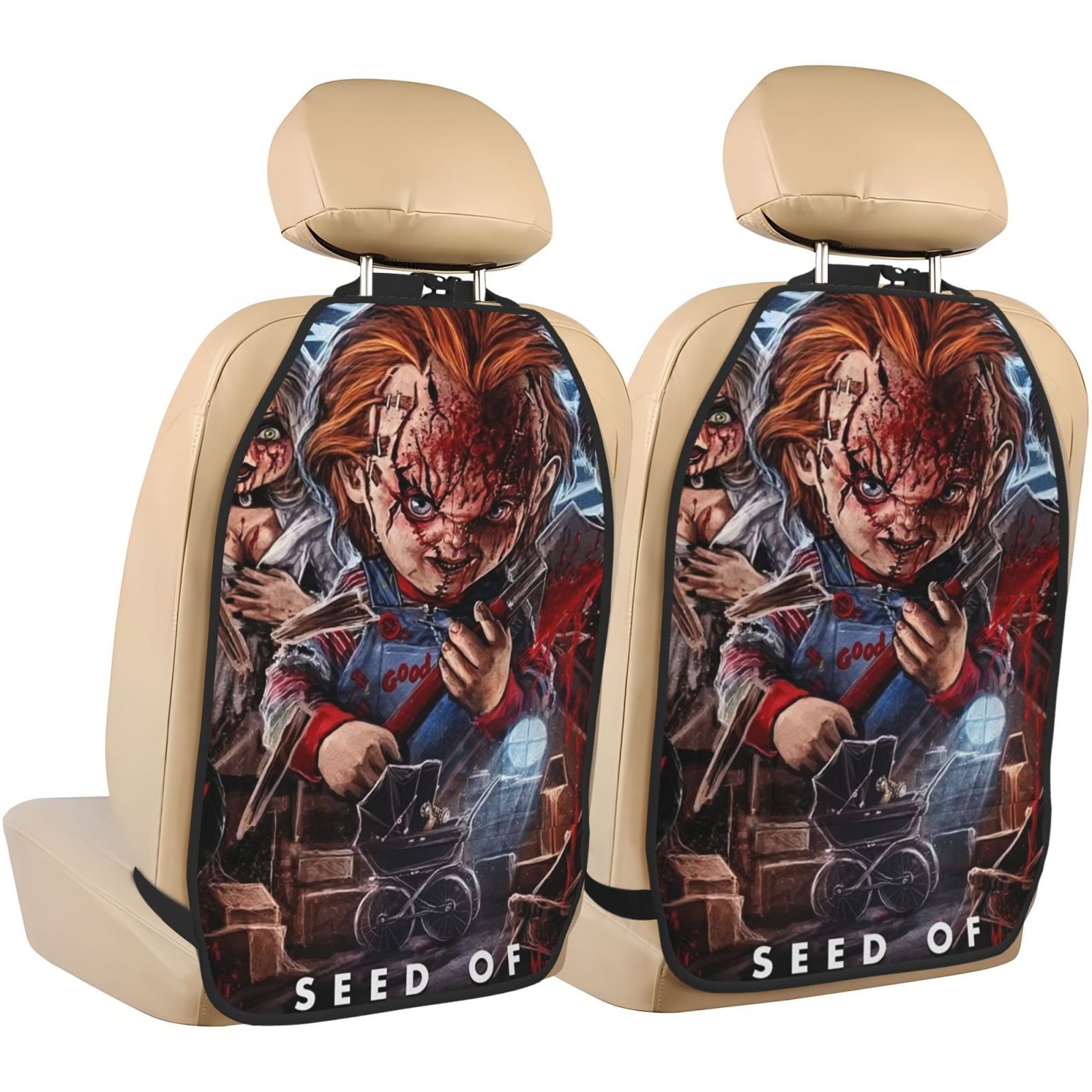 Child'S Play Car Seat Anti-Kick Storage Mat 2pcs Set,Sturdy And Durable ...